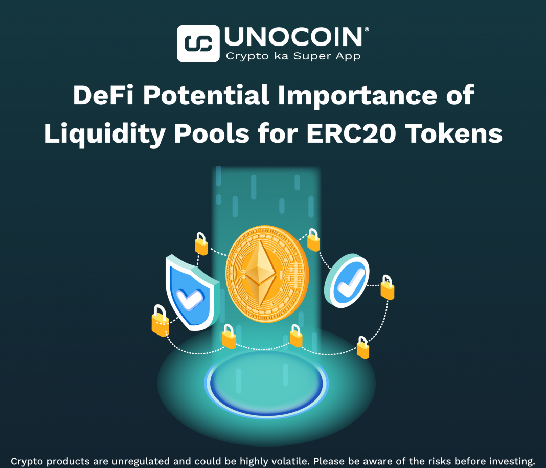Leveraging Liquidity Pools How ERC20 Tokens Drive DeFi Efficiency - Unocoin Blog