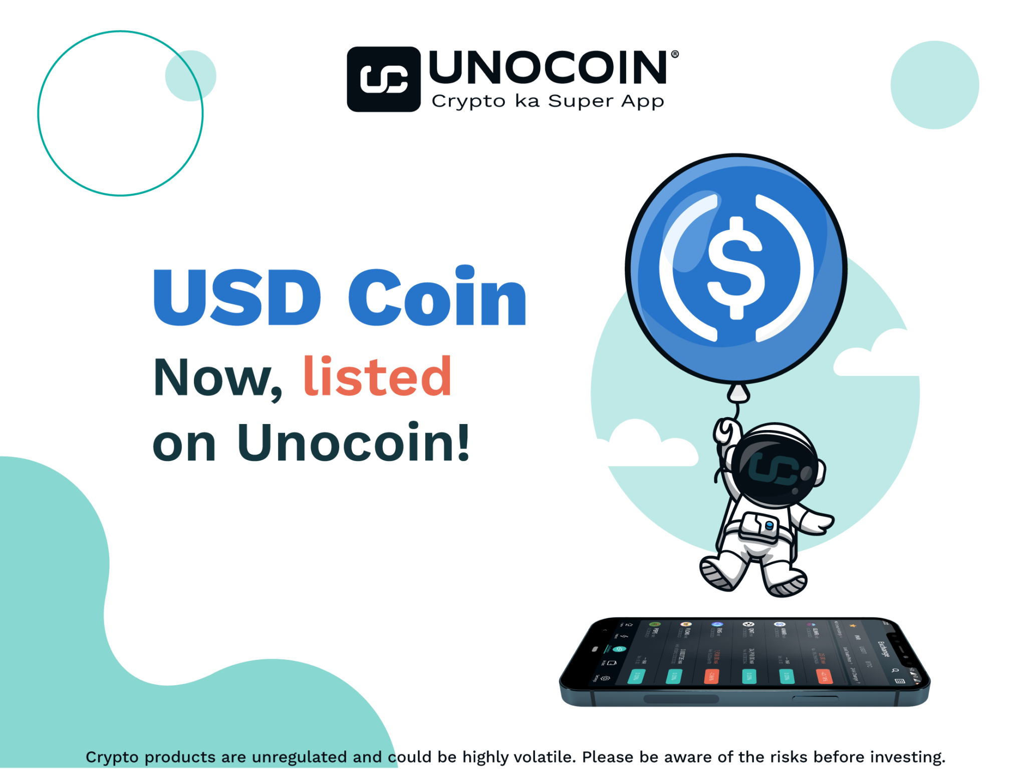 USDC listed on Unocoin : Guide 2023 - Unocoin Blog