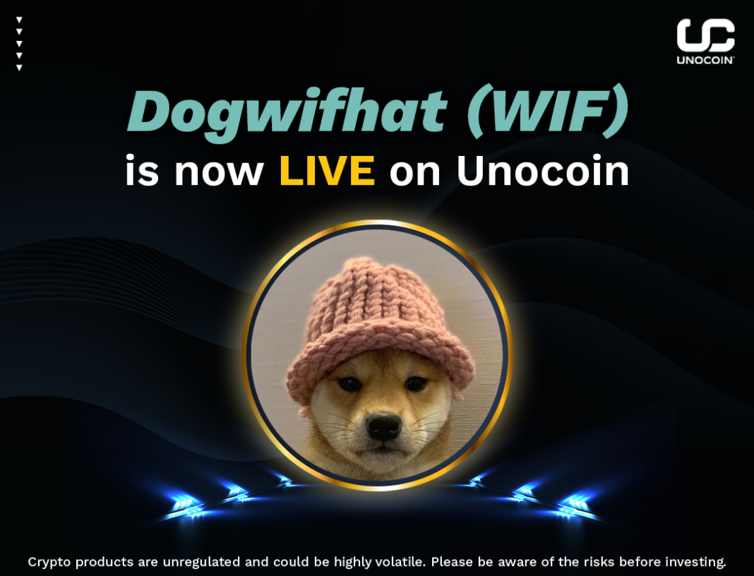 Introducing Dogwifhat (WIF) A playful meme coin listed on Unocoin ...