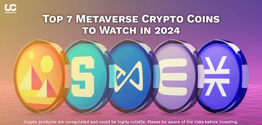 Best Metaverse Crypto Coins to Watch in 2024 - Unocoin Blog